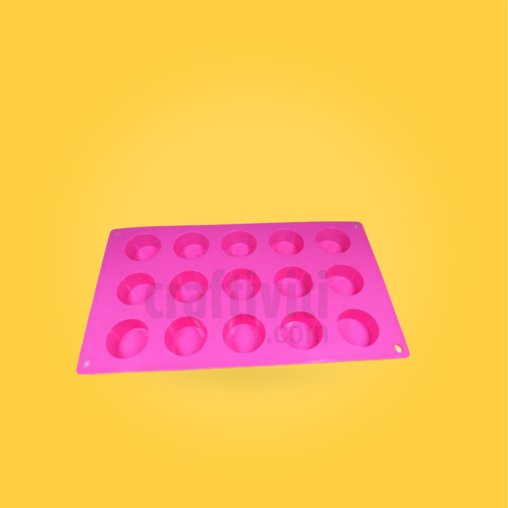 Round Silicone Mold - 20g - 15 Bars